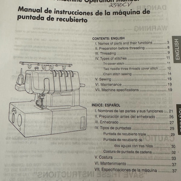 Singer Stylist 416 418 Macchina da cucire Servizio Riparazione ...