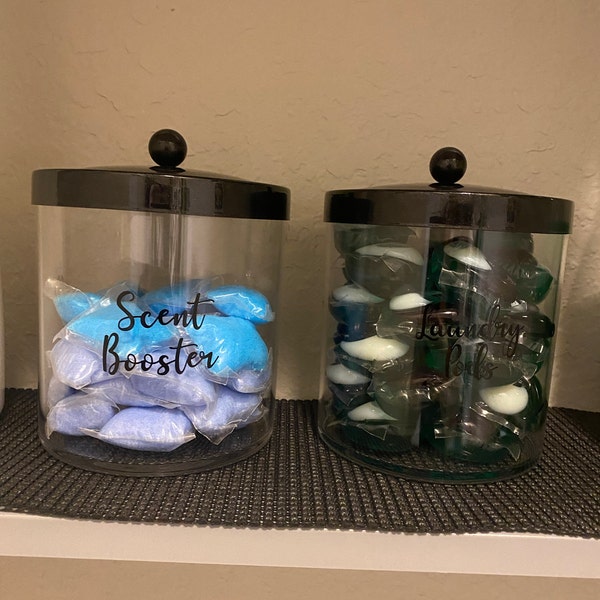 Laundry Pods Label Decal / Laundry Room Decor, Laundry Detergent Label ...