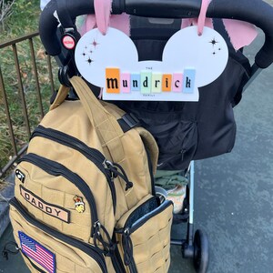Disney Inspired Stroller Tag - Etsy