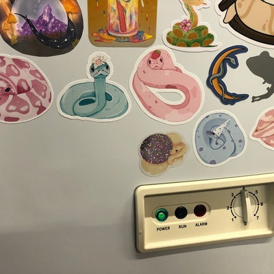 Snake Stickers Snake Buddies Snake With Hats Sticker - Etsy