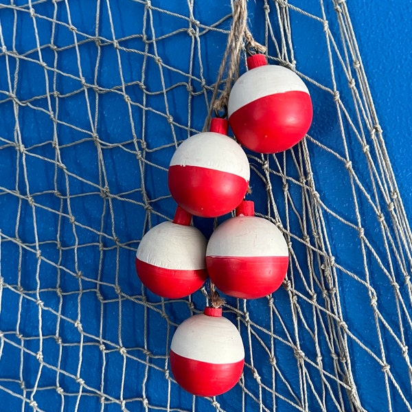 Wooden Floaters-wall Decor-fishing Theme Decor - Etsy