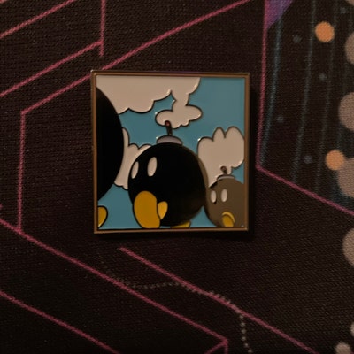 Bob-omb Battlefield Mario 64 Enamel Pin Lapel Pins One Holy Robot - Etsy