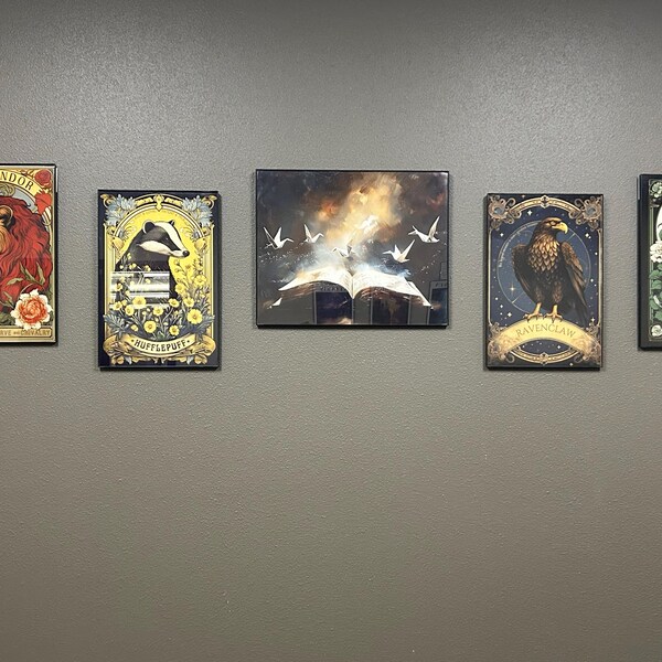 Wizard Portraits With Frames | SET OF 8 | Magical Party Harry Wizard ...