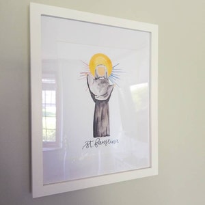 Saint Faustina Divine Mercy Saint Print Saint Card Catholic Gift - Etsy