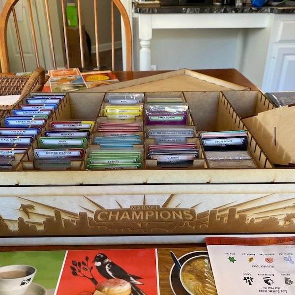 Champion Box Marvel Champions the Card Game Storage Solution LCG Card ...