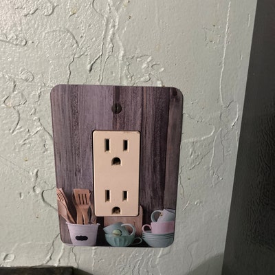 Kitchen Switch Plates Covers, Cups, Teacups, Tea Cups, Enamelware ...