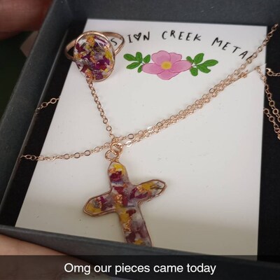 14K GOLD FILLED Oval. Wedding Flower Preservation Ring, Bouquet ...