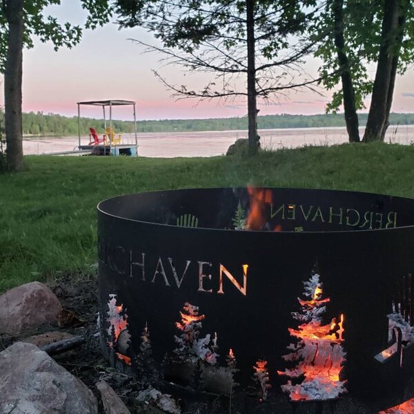 Personalized Fire Pit Rings | Fire Pit | Custom Fire Pits | Outdoor ...