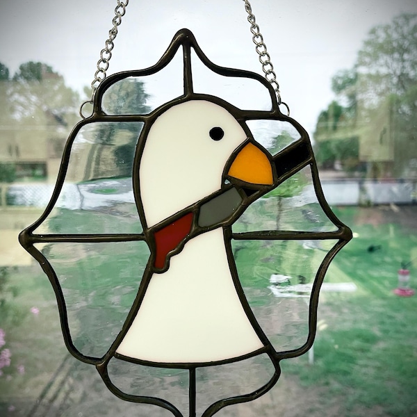 Silly Goose Stained Glass Pattern (hobby & Commercial License) - Etsy