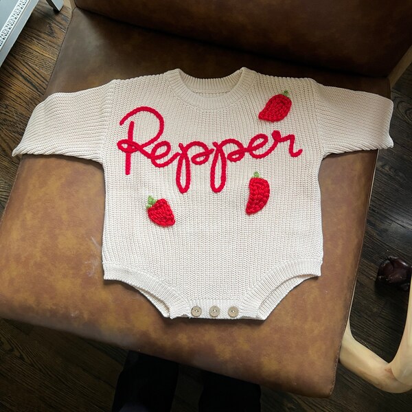 Custom Design Jumper,personalised Sweater,hand Embroidered Sweater,baby ...