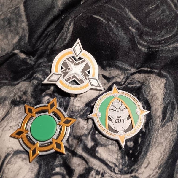 FN Chapter 5 Season 2 New Medallions Aspects 3D Printed Hades Zeus Ares ...