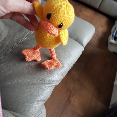 Darwin Duck Wearing Dungarees and a Flatcap Knitting Pattern ...