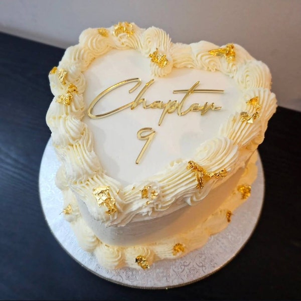 Elongated Acrylic Cross Cake Charm Slim Cross Baptism Cake Charm First ...