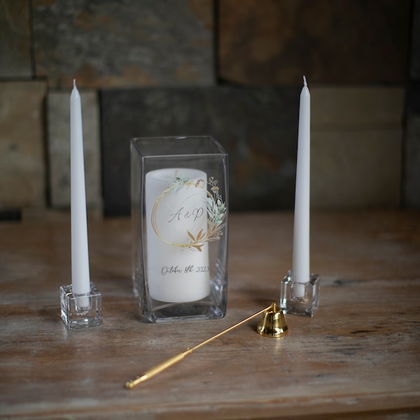 Custom Unity Set for Wedding, Unity Set Personalized, Handmade Unity ...