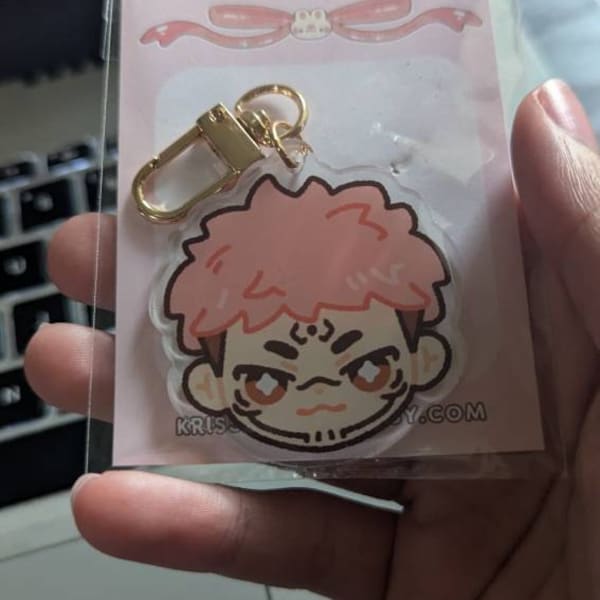 JJK Anime Chibi Sorcerers Acrylic Keychain | Double-sided Kawaii ...