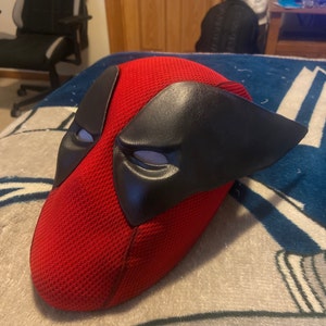 X-force Grey Deadpool Costume Cosplay Mask With Magnetic Eyes | Etsy