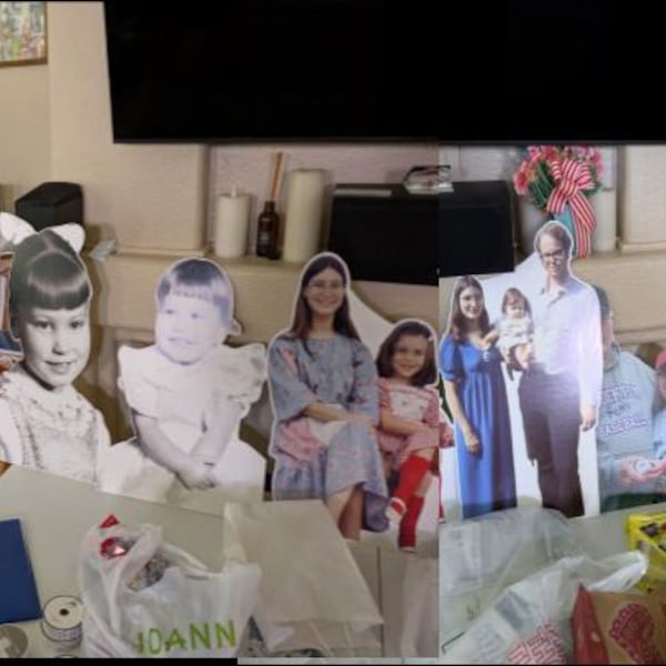 Personalized Life Size Cutouts, Cardboard Cutout, Family Cutout, Life ...