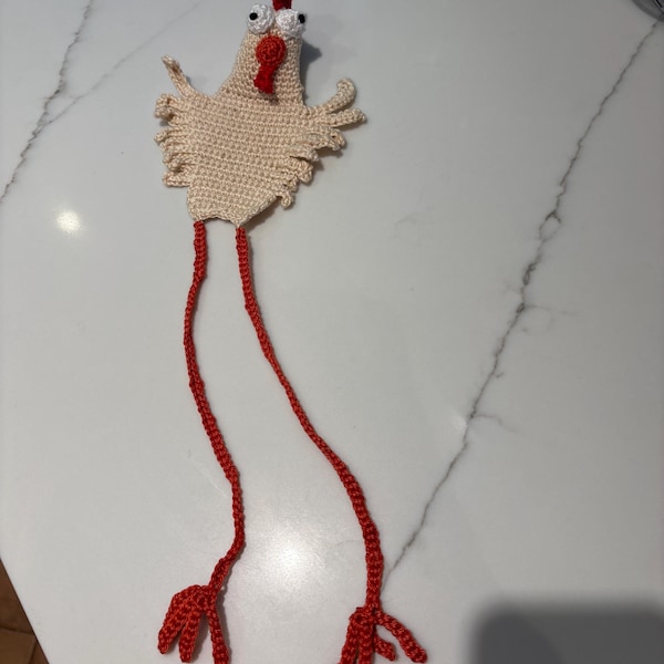 Chicken Bookmark Crochet Pattern | Amigurumi PDF Pattern - Etsy