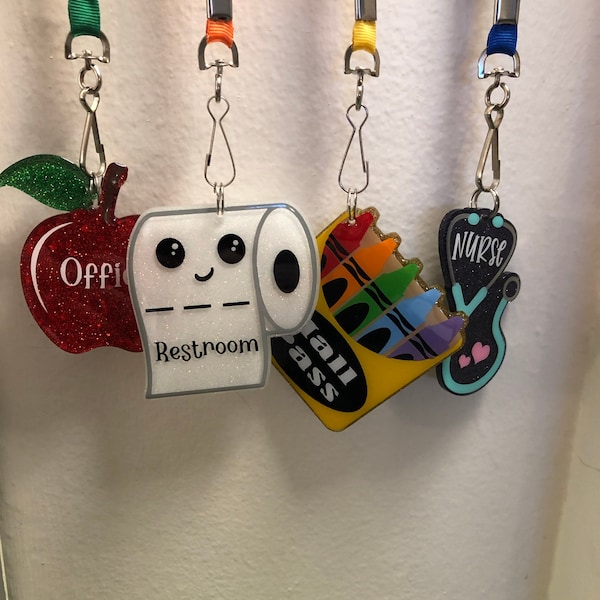 Classroom Hall Passes, Hall Pass, Teacher Gift, Classroom Gift, Gift ...