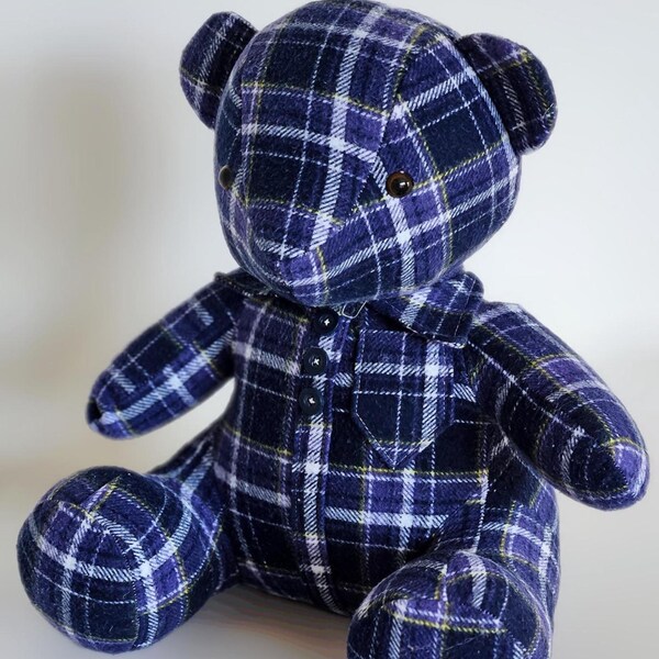 French Bulldog Memory Bear, Keepsake Teddy, Stuffed Teddy Keepsake ...