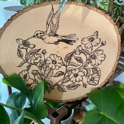 Wood Burn Art Life's a Beach Scene Pyrography Art - Etsy