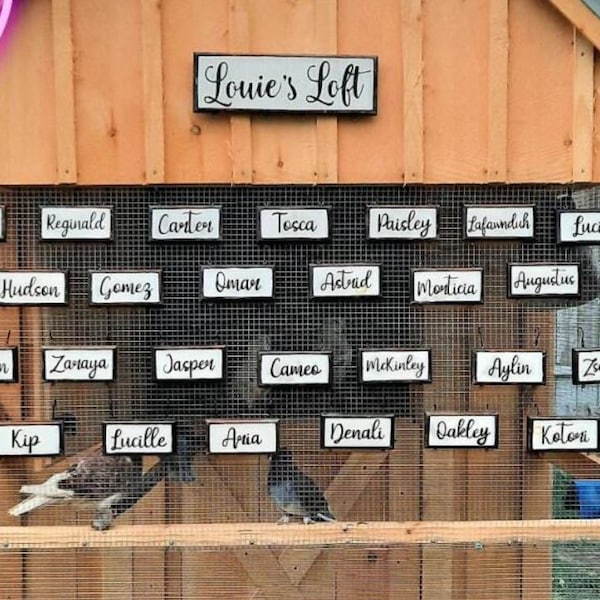 Chicken Coop Name Sign~custom Name Plate~chicken Coop Sign~name ...
