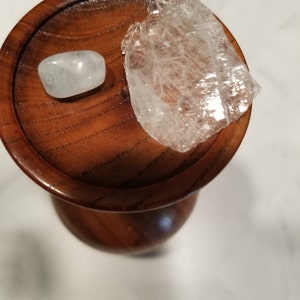 Agape Crystal Elestial Cluster With Hidden Scepter | Etsy