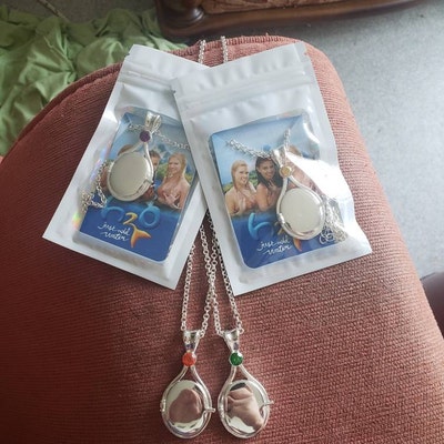 H2O Just Add Water Inspired Wire Wrapped Crystal locket - Etsy