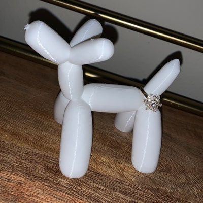 Balloon Animal Dog Ring Holder Unique Ring Stand for Ring Display 3D ...