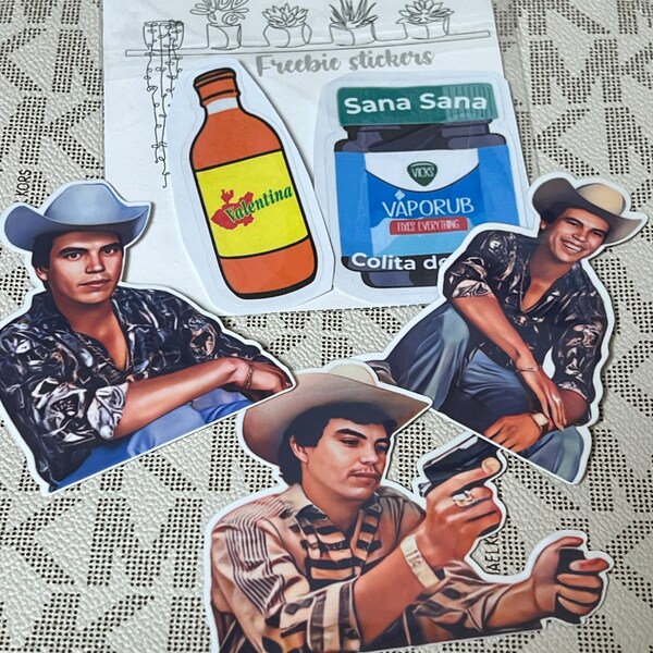 Chalino Sánchez Sticker Bundle, Chalino Sanchez, Mexican, Vinyl Sticker ...