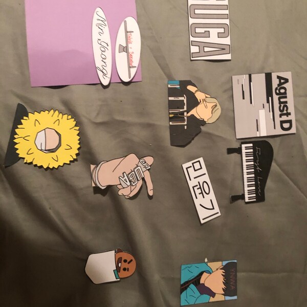 BTS Jin / Seokjin Holding Rj Inspired Weather / Scratch Proof Vinyl ...