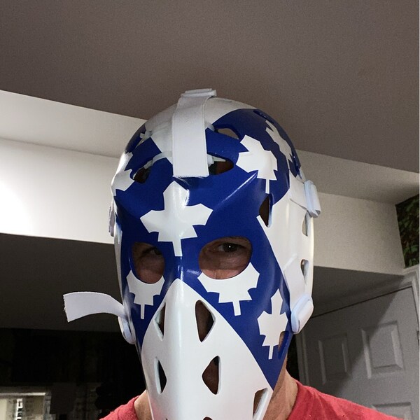 Wayne Thomas Mask Full Size Ice Hockey Mask Goalie Helmet 1:1 Scale ...