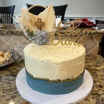 Christening Topper/cake Topper/religious Cake/christening/baptism ...