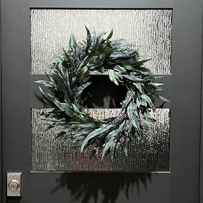 Tan Maple Leaf Pampas Grass Wreath for Front Door Neutral - Etsy