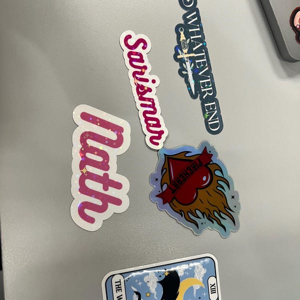 To Whatever End Sticker, TOG Inspired, Holographic Bookish Stickers - Etsy