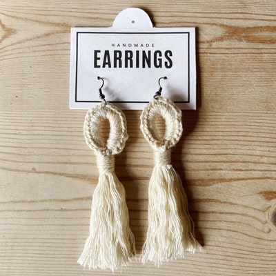 PRINTABLE Earring Tags Downloadable PDF. Hang Tag Template for Crochet ...