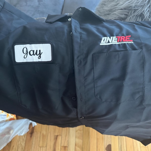 Patch Name Shirt Embroidered, Full Back Logo Embroidery, Red Kap Shop ...