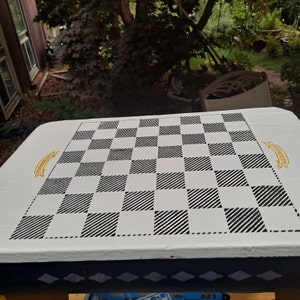 Backgammon Board Game Rustic Furniture Décor - Etsy
