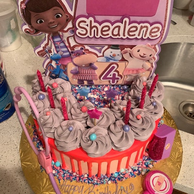 Personalized Sofia Theme Cake Topper/ Sofia Topper/ Sofia Cake - Etsy