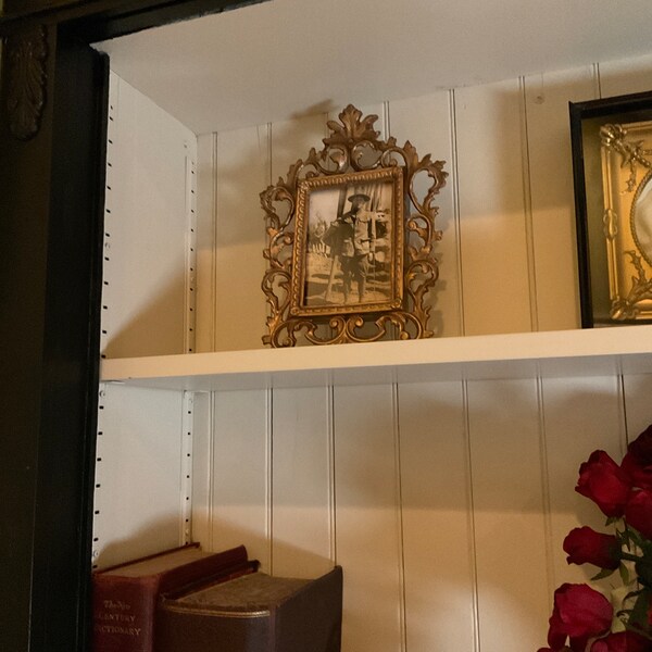 Vintage Infant Samuel in Prayer Lithograph Print in Gesso Cast Metal ...