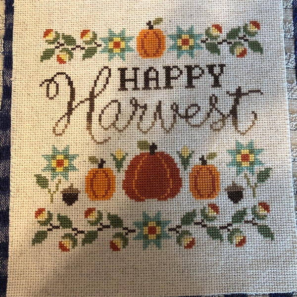 Autumn Counted Cross Stitch Pattern | PDF Format | Cherry Hill ...