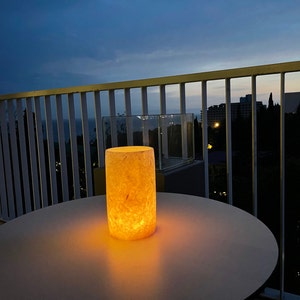 Egyptian Alabaster White Alabaster Cylinder Shape 100 % - Etsy