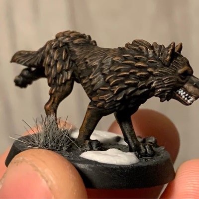 WOLF PACK Fantasy: Frostgrave, Pathfinder, D&D, Resin Miniature - Etsy