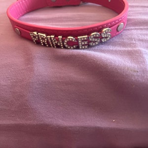 Personalized Letters Choker Collar Necklace Rhinestone Letters Choker ...