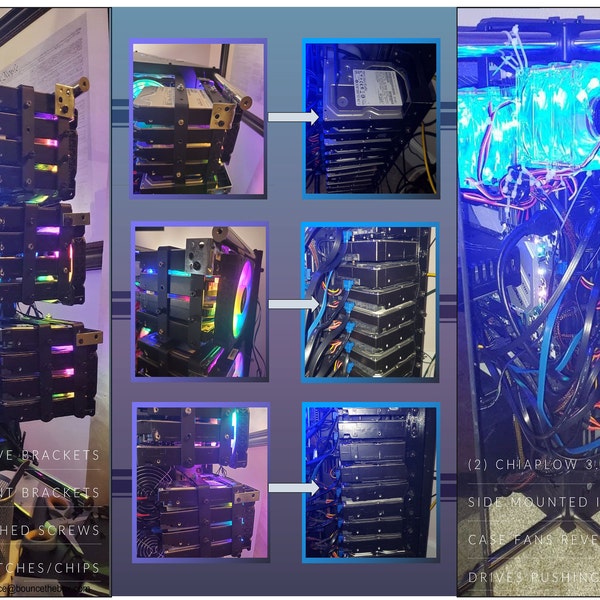 Raspberry Pi 4 Stack Cluster Holder Case Cady for Bramble - Etsy