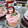 Number 5 Cupcake Topper, Glitter Number 5 Birthday Topper, Number 5 ...