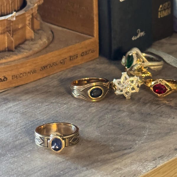 Lords Ring, Seven Rings, Dwarf Ring, Mythology Ring, Ornament Ring ...