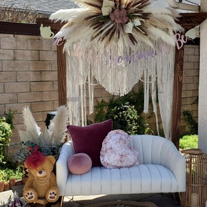 Handmade Macrame Swing, Macrame Wood Swing, Wood Swing, Tree Swing ...