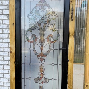 Customized Window Film Frosted Stained Glass Films Cross - Etsy