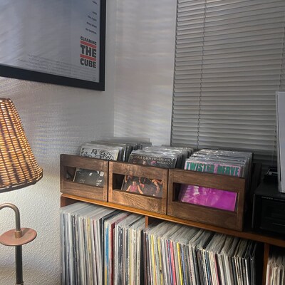 7-inch Record Storage Crate - Etsy UK